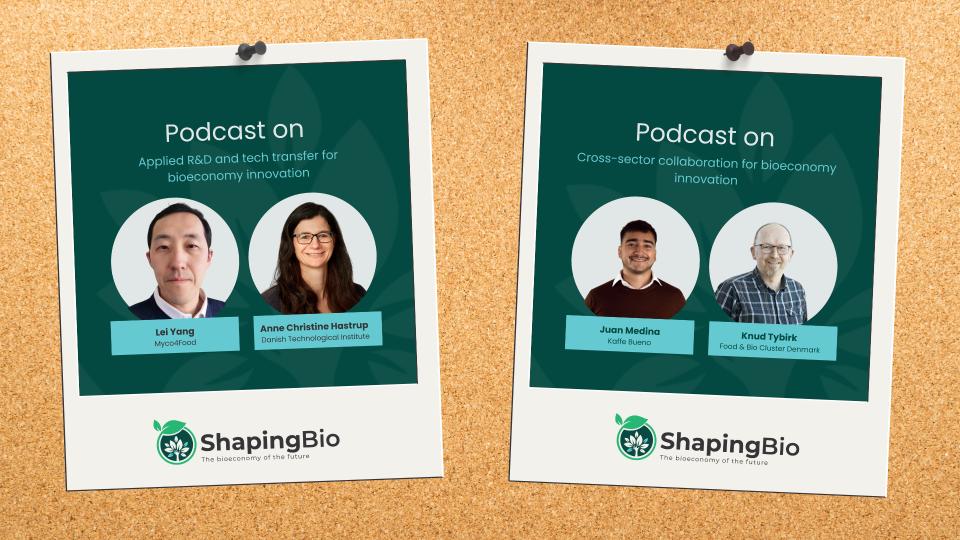 Bioøkonomi i praksis: Podcast-serie om vejen fra idé til kommerciel succes